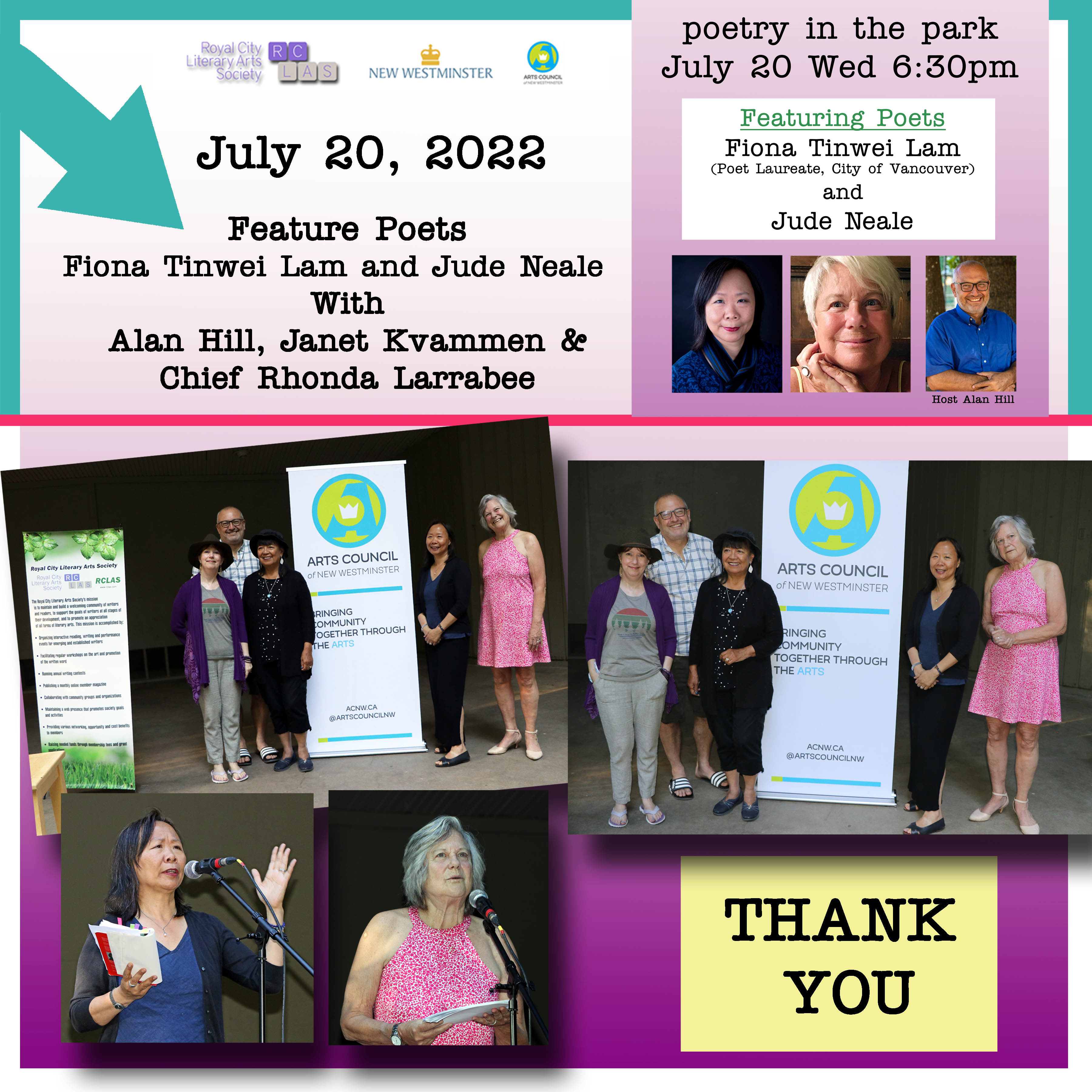 Poetry in the Park – Fiona Tinwei Lam